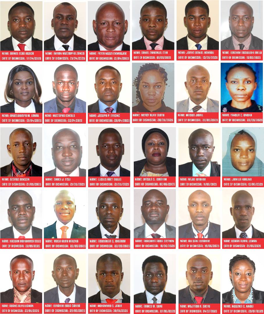 Faces of 115 DSS officers sacked, public warned against fake operatives ...