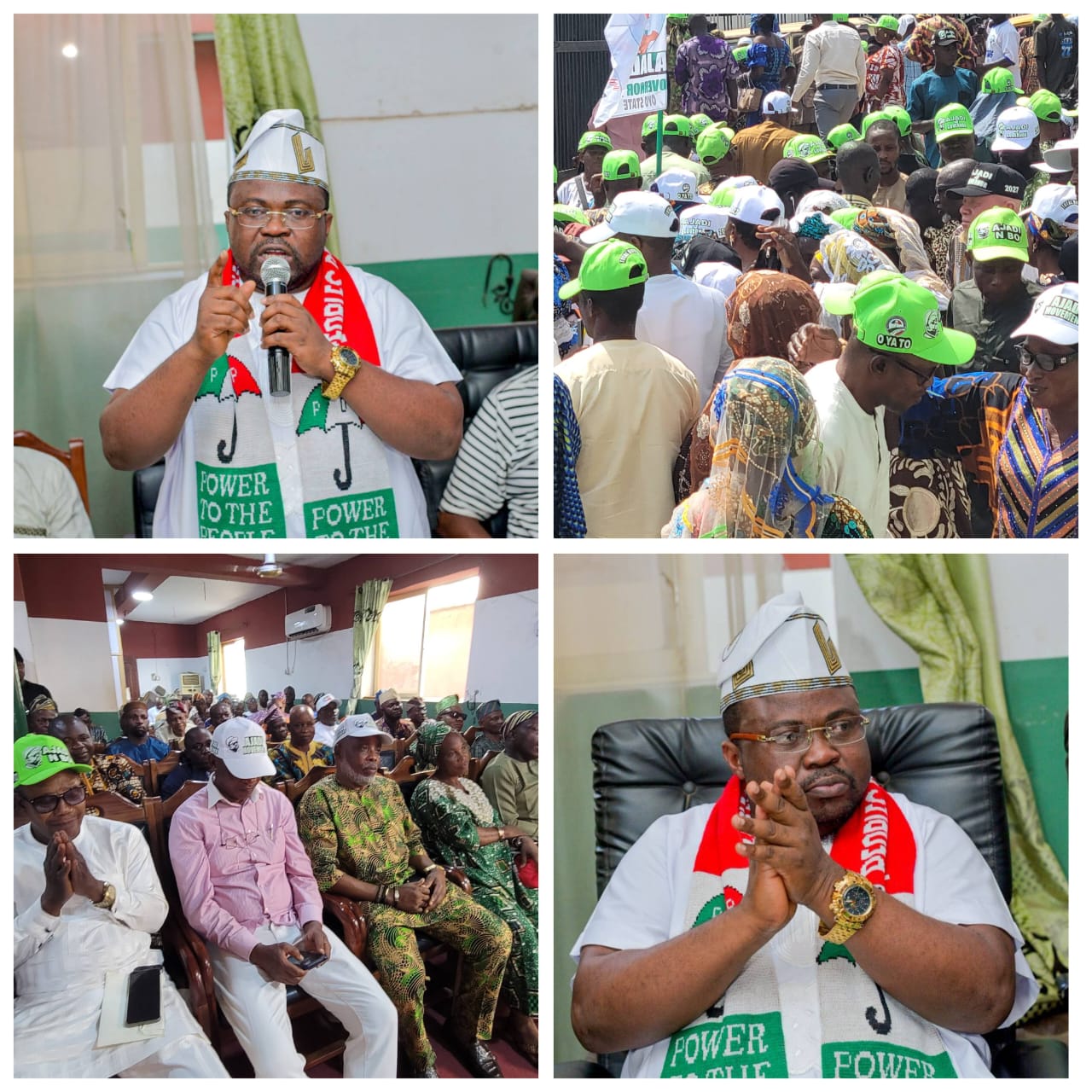 Ajadi hits Oyo PDP secretariat, declares 2027 governorship bid amid massive support - P.M. News