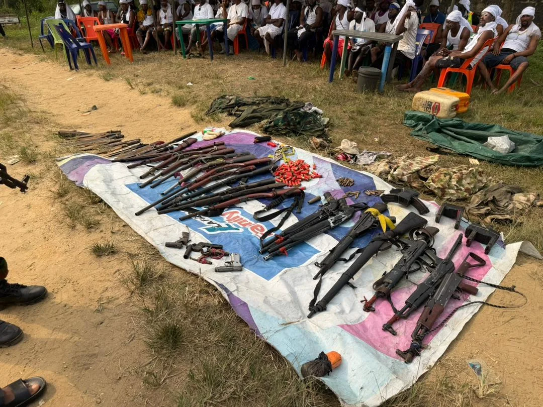 80 repentant militants lay down arms in Cross River - P.M. News
