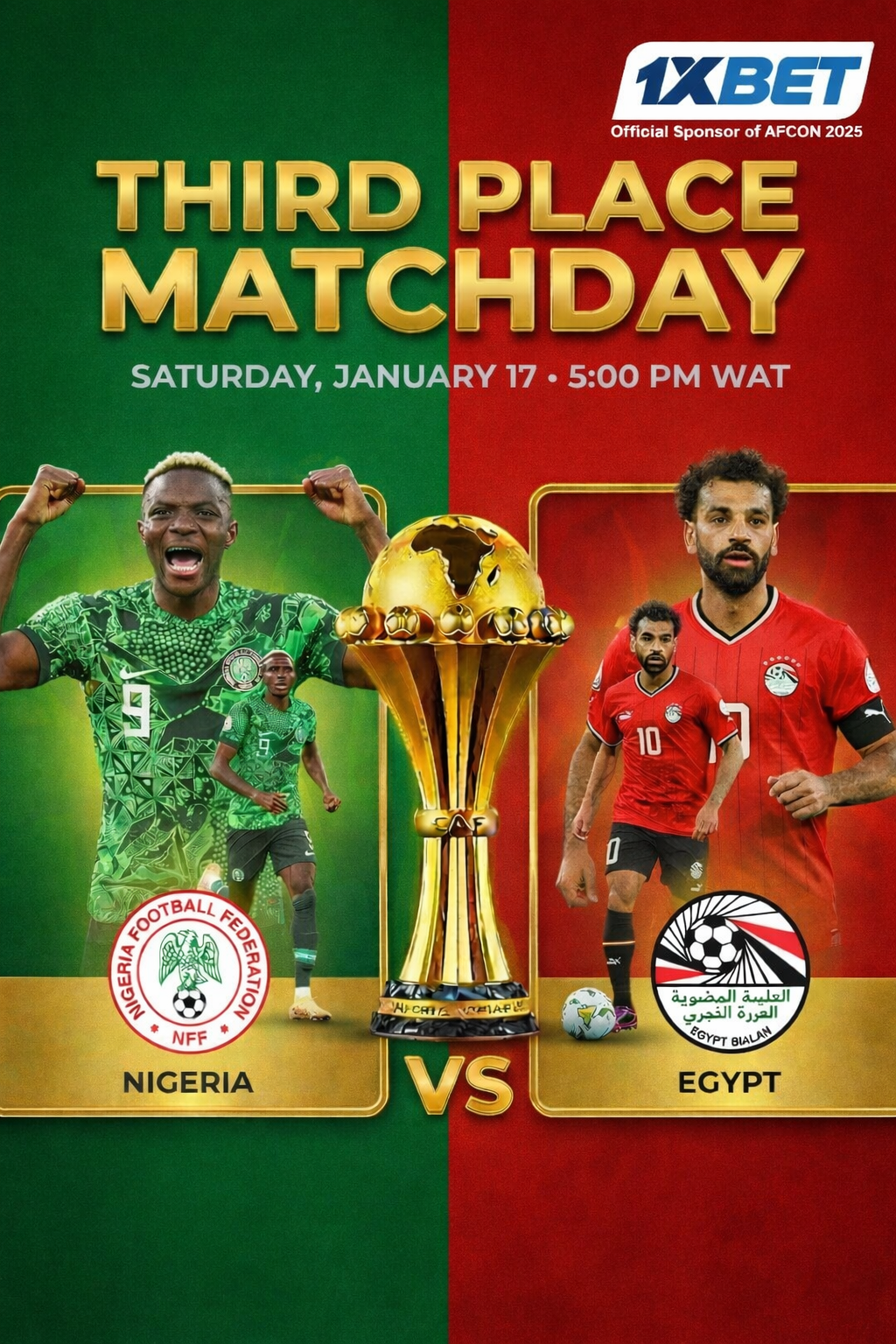 AFCON: Osimhen, Lookman benched as Chelle names XI vs Egypt - P.M. News