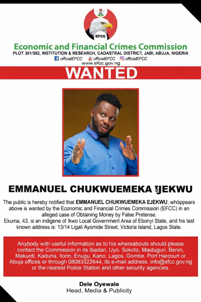 Sabinus targeted in viral EFCC Wanted poster, Agency responds – P.M. News