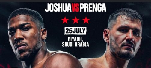 Heavyweight rivals Joshua, Prenga meet in London before Riyadh clash ...